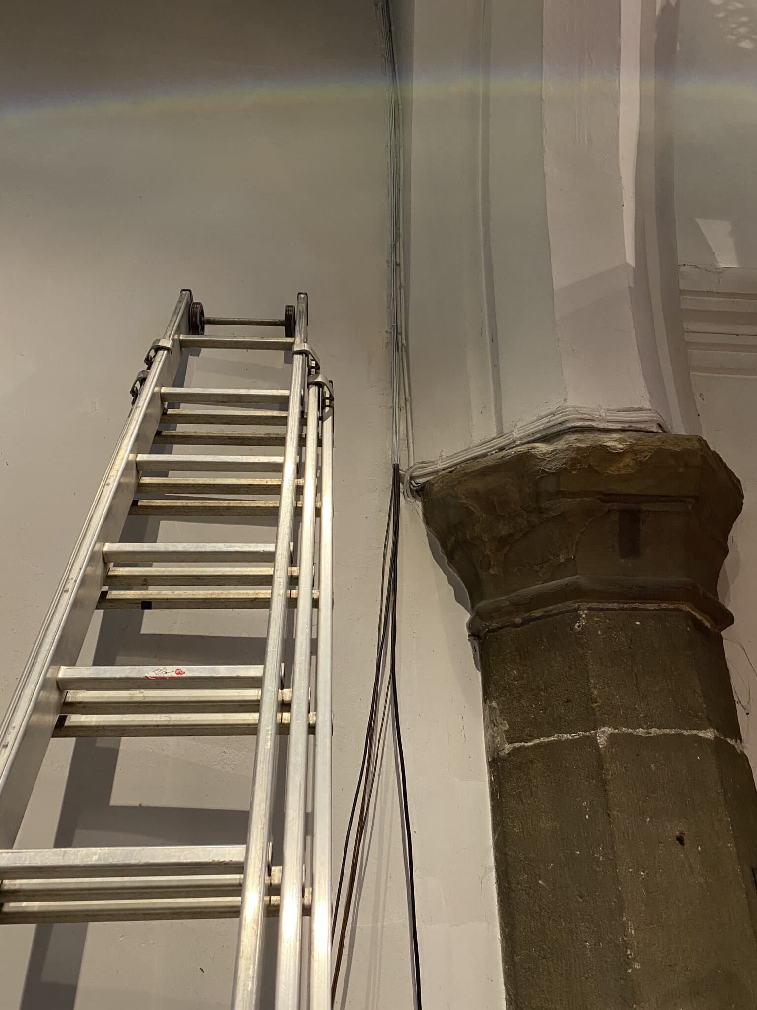 Cables, cables everywhere… – St Mary's Church, Whitkirk