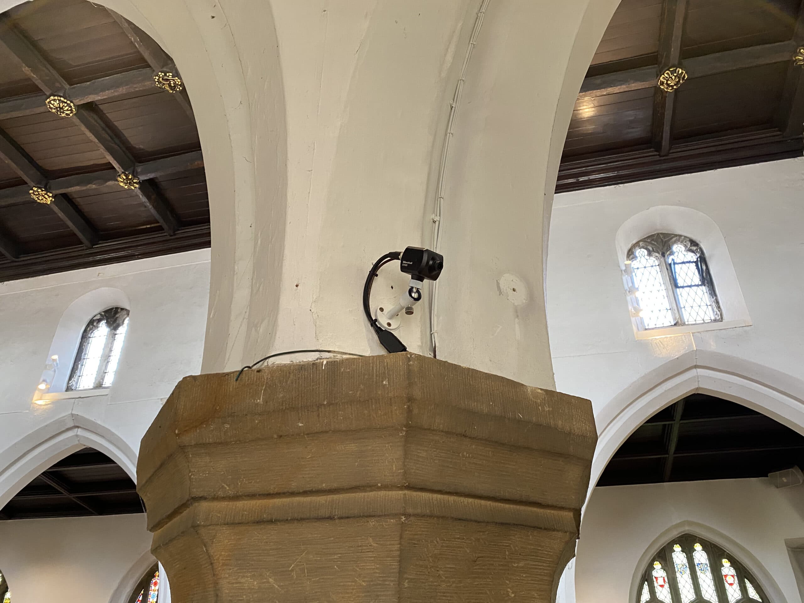 Cables, cables everywhere… – St Mary's Church, Whitkirk